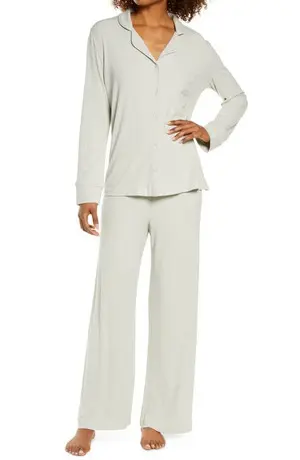 SKIMS Soft Lounge Rib Sleep Set Talc