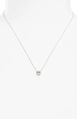 Roberto Coin Tiny Treasures' Diamond Heart Pendant Necklace