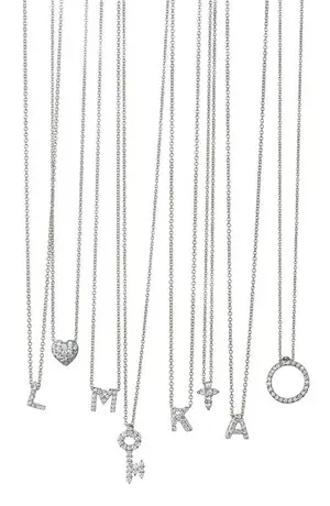 Roberto Coin Tiny Treasures' Diamond Heart Pendant Necklace