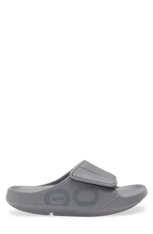 OOFOS Ooahh Sport Flex Slide Sandal - Slate