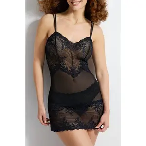 Wacoal Embrace Lace® Chemise - Black/night