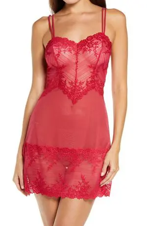 Wacoal Embrace Lace® Chemise Persian Red
