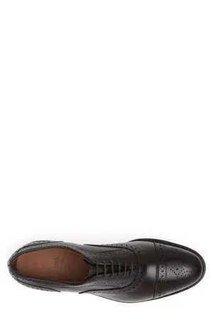 Allen Edmonds Strand Cap Toe Oxford - Black Leather