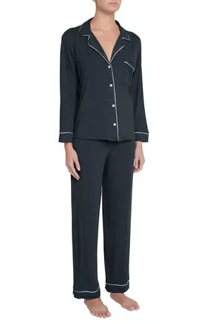 Eberjey Gisele Long Pajamas Charch/ Sor