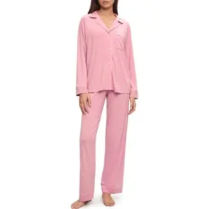 Eberjey Gisele Long Pajamas Rose Quartz/ Petal Pi