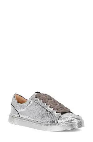 THE FRYE COMPANY Frye Ivy Low Top Sneakers Silver Mirror