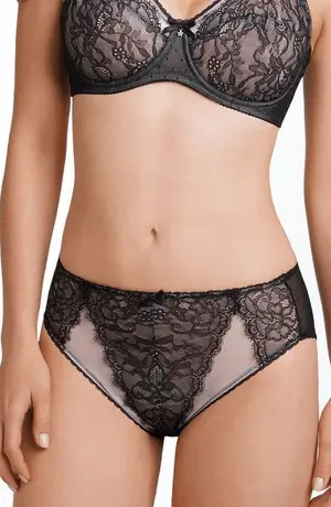 Wacoal Retro Chic High Cut Briefs Black