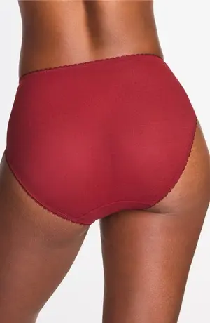 Wacoal Retro Chic High Cut Briefs - Cabernet