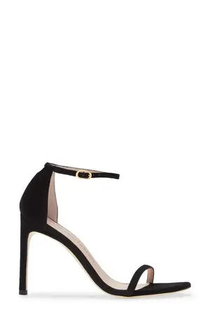 STUART WEITZMAN Nudistsong Ankle Strap Sandal - Black