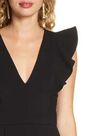 French Connection Whisper Ruffle Mini Dress