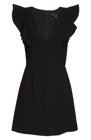 French Connection Whisper Ruffle Mini Dress