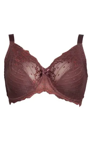 Chantelle Rive Gauche Full Coverage Underwire Bra Cardinal/ Amber