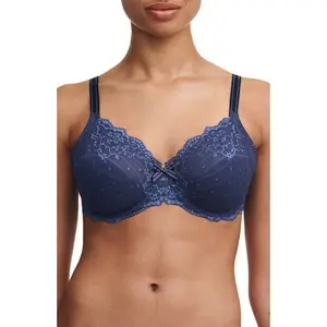 Chantelle Rive Gauche Full Coverage Underwire Bra Danube Blue/mist