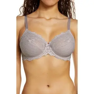 Chantelle Rive Gauche Full Coverage Underwire Bra Grey/lavender Frost-mq