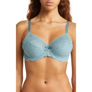 Chantelle Rive Gauche Full Coverage Underwire Bra Peacock/ Trellis