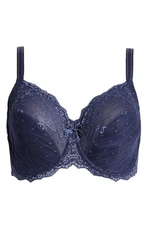 Chantelle Rive Gauche Full Coverage Underwire Bra Sapphire-k4