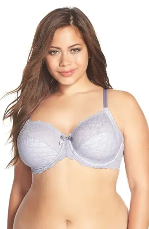 Chantelle Rive Gauche Full Coverage Underwire Bra Smoke Grey
