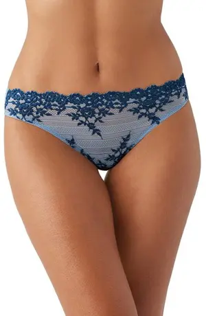 Wacoal Embrace Lace® Bikini Windward Blue/ Titan