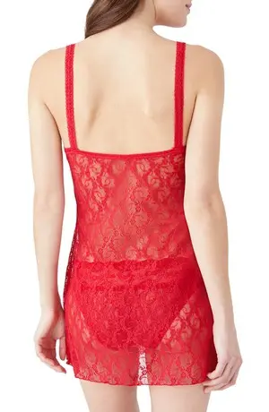Wacoal Wacoal Lace Kiss Chemise Crimson Red