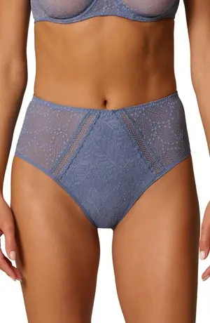 Simone Perele Comete Retro Briefs Chambray Blue