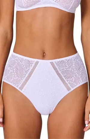 Simone Perele Comete Retro Briefs - White