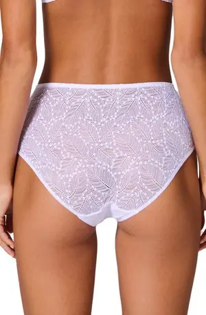 Simone Perele Comete Retro Briefs - White