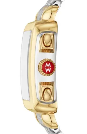 Michele Deco Diamond Chronograph Stainless Steel Watch - Gold/silver