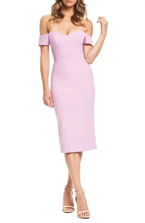 Dress The Population Bailey Dress - Lavender