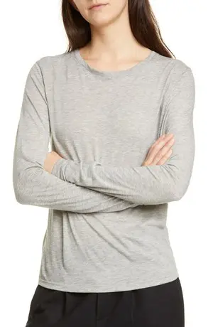 Vince Essential Long Sleeve Crewneck Tee
