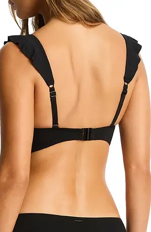 SEA LEVEL Frill Bikini Top
