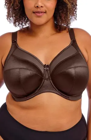 GODDESS Keira Full Figure Underwire Bra Chocolate