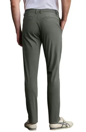 RHONE Commuter Slim Fit Trousers - Olive Shadow