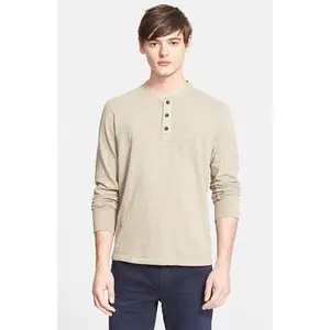 Rag & Bone RAG & BONE Slim Fit Henley Desert