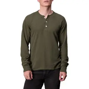 Rag & Bone RAG & BONE Slim Fit Henley Forgreen
