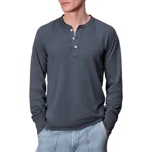 Rag & Bone RAG & BONE Slim Fit Henley Ombre