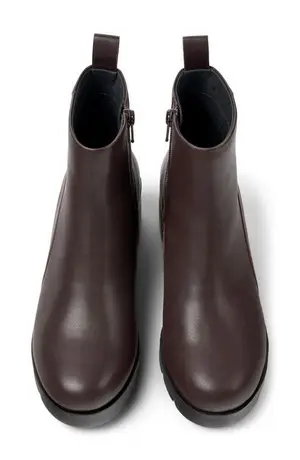 Camper Wanda Bootie - Dark Brown