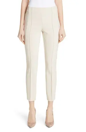 Lafayette 148 New York Gramercy Acclaimed Trousers - Sand