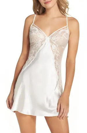 IN BLOOM BY JONQUIL Chemise - Off White