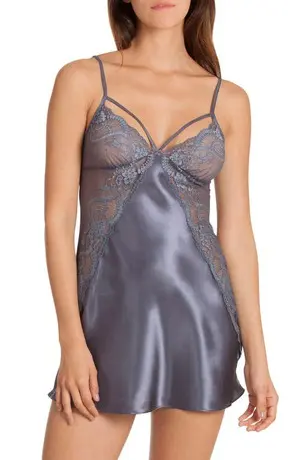IN BLOOM BY JONQUIL Chemise Storm Blue