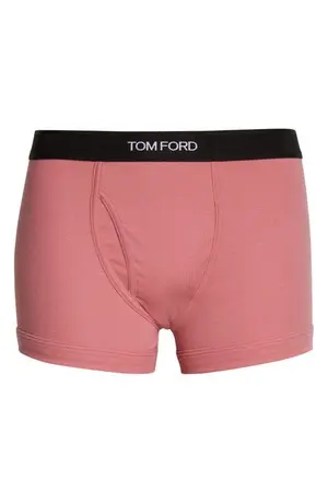 TOM FORD Cotton Stretch Jersey Boxer Briefs Antique Pink
