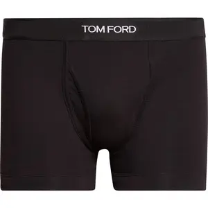 TOM FORD Cotton Stretch Jersey Boxer Briefs - Black