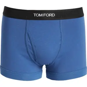 TOM FORD Cotton Stretch Jersey Boxer Briefs High Blue