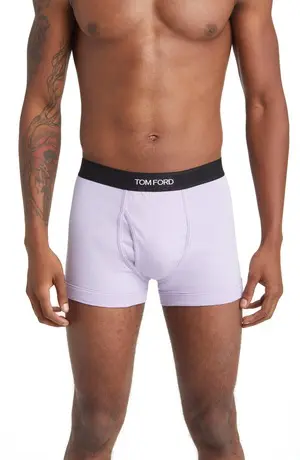 TOM FORD Cotton Stretch Jersey Boxer Briefs Lilac