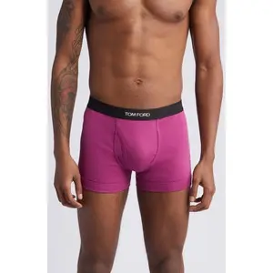 TOM FORD Cotton Stretch Jersey Boxer Briefs Magenta