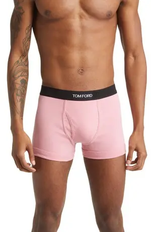 TOM FORD Cotton Stretch Jersey Boxer Briefs Washed Rose