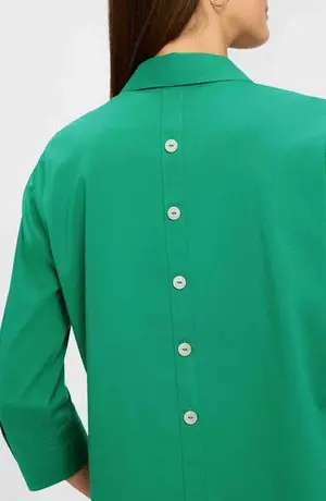 Foxcroft Pamela Stretch Tunic - Kelly Green