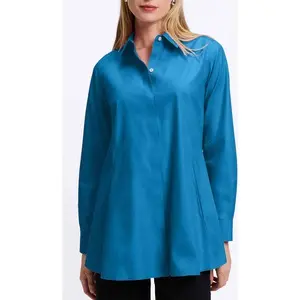 Foxcroft Pointed Collar Kaftans Tunics