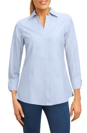 Foxcroft Notch Neck Shirts For Women