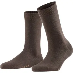 Falke Falke Soft Merino Crew Socks Dk Brown
