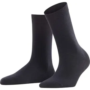 Falke Soft Merino Crew Socks - Dk Navy